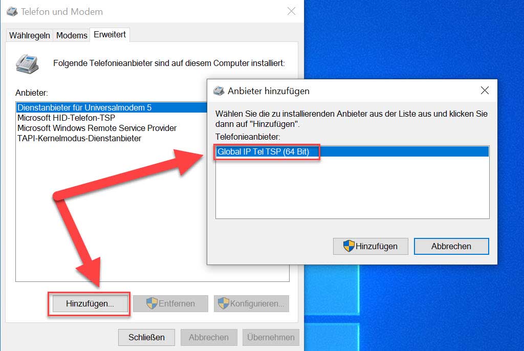 Mia TAPI-Server TSP (Telephony Service Provider) | GlobalIPTel